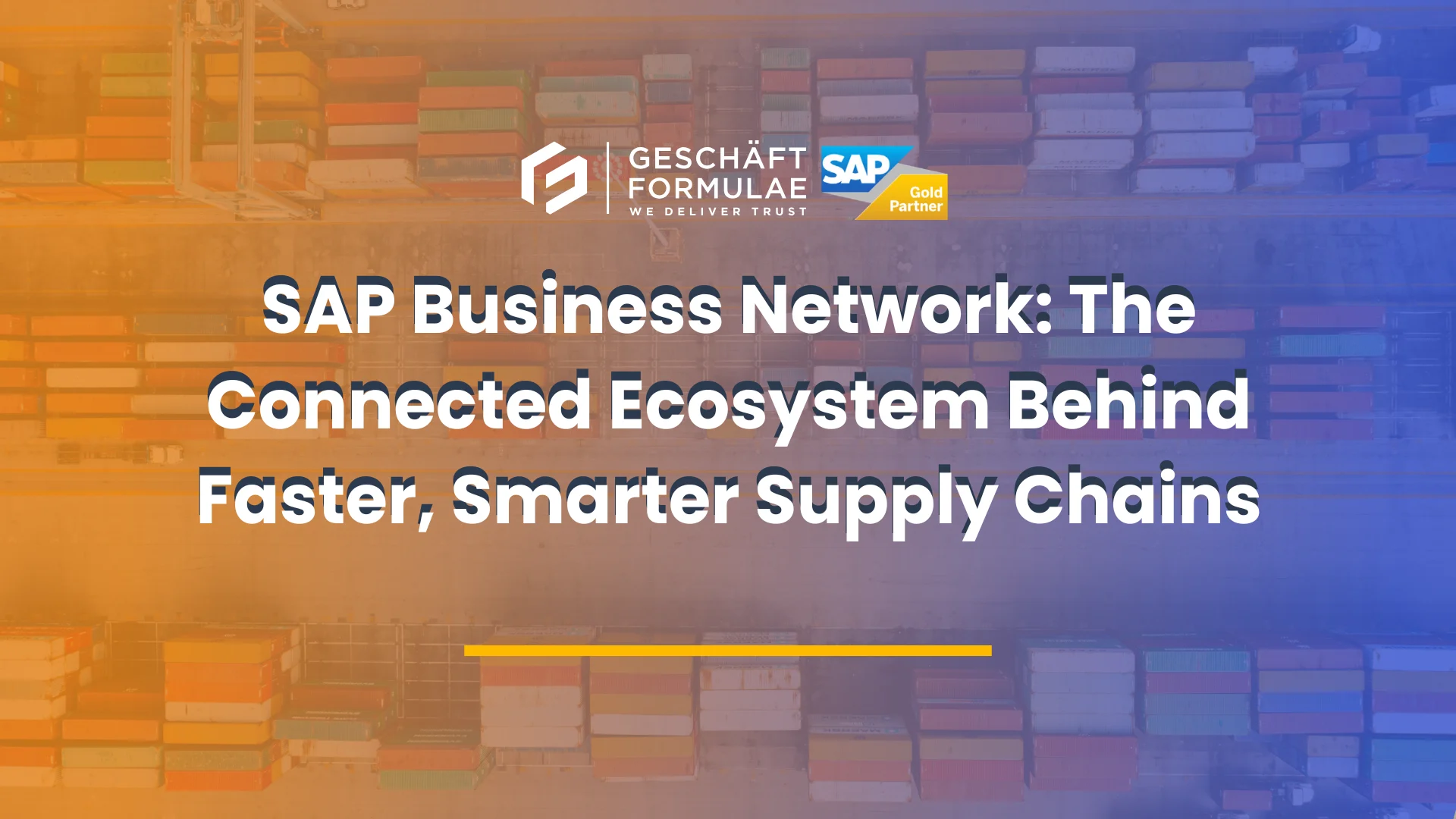 How the SAP Business Network Builds Smarter Supply Chains