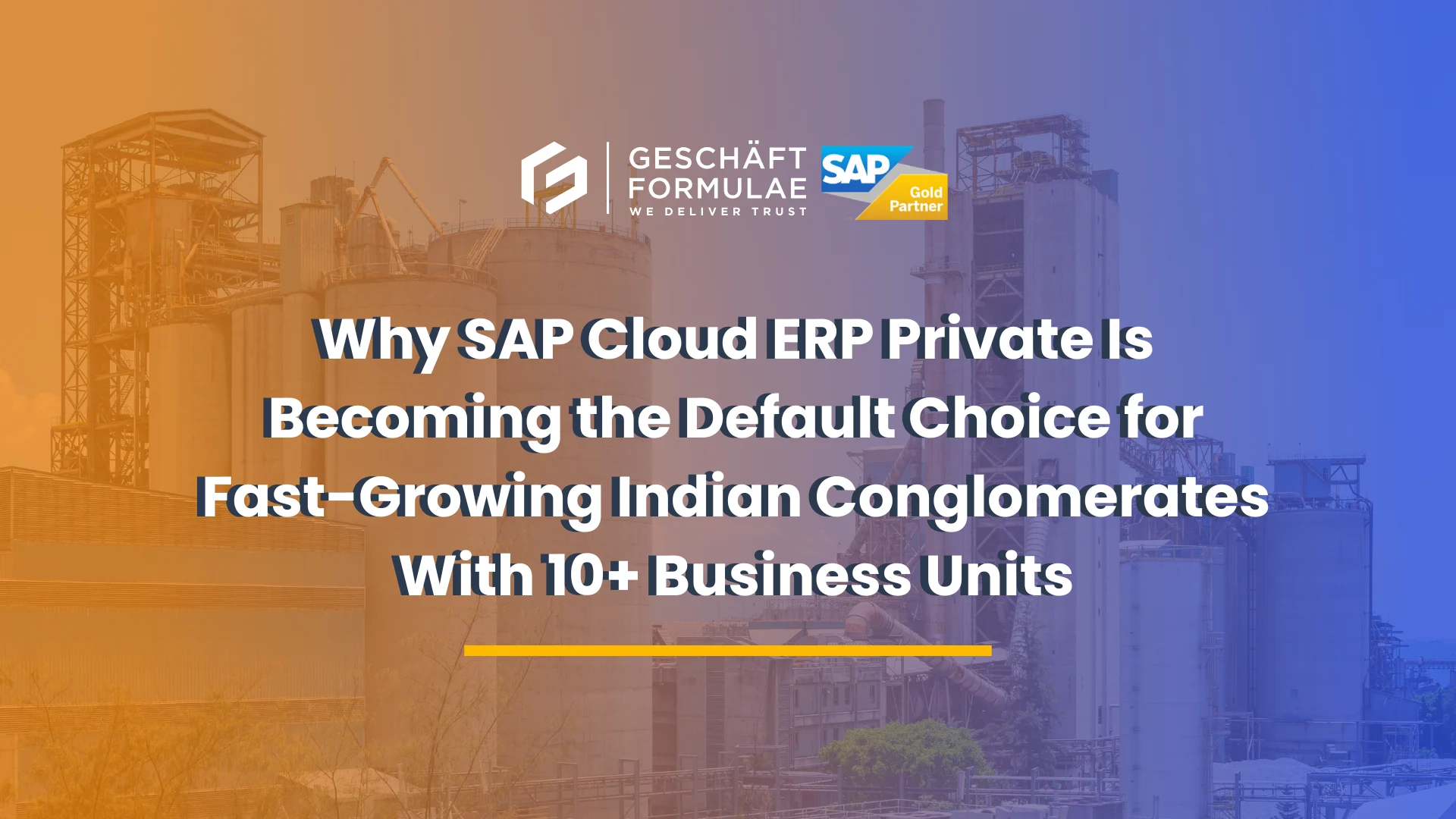 India’s Top Conglomerates Prefer SAP Cloud ERP Private